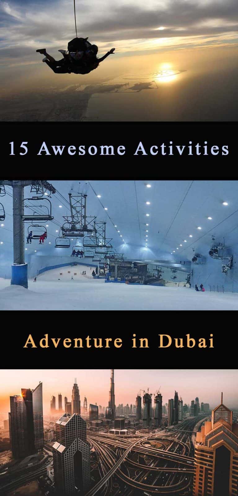 What to do in Dubai for Adventure: 15 Awesome Activities in Dubai